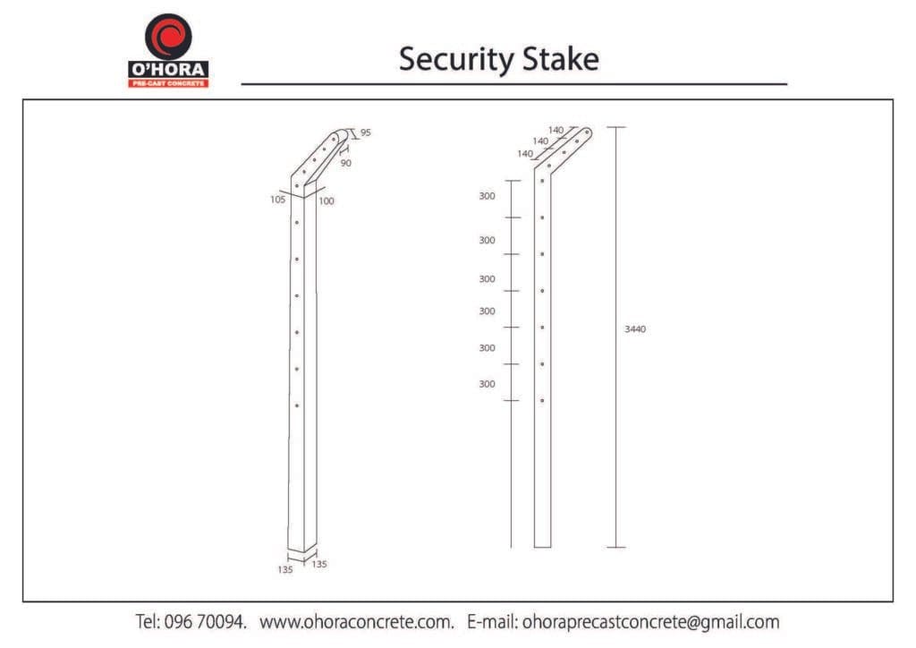 Fencing - O' Hora Pre-Cast Concrete, Mayo, Sligo, West of Ireland