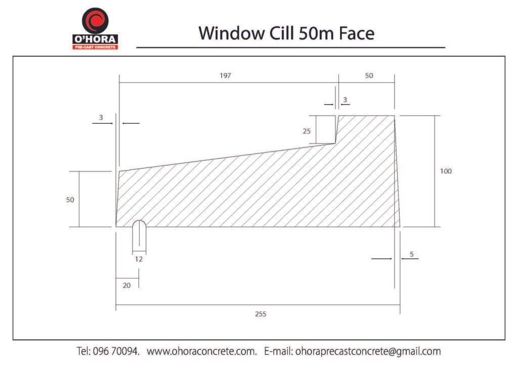 Window Cill 50m Face - O' Hora Pre-Cast Concrete, Mayo, Sligo, West of ...